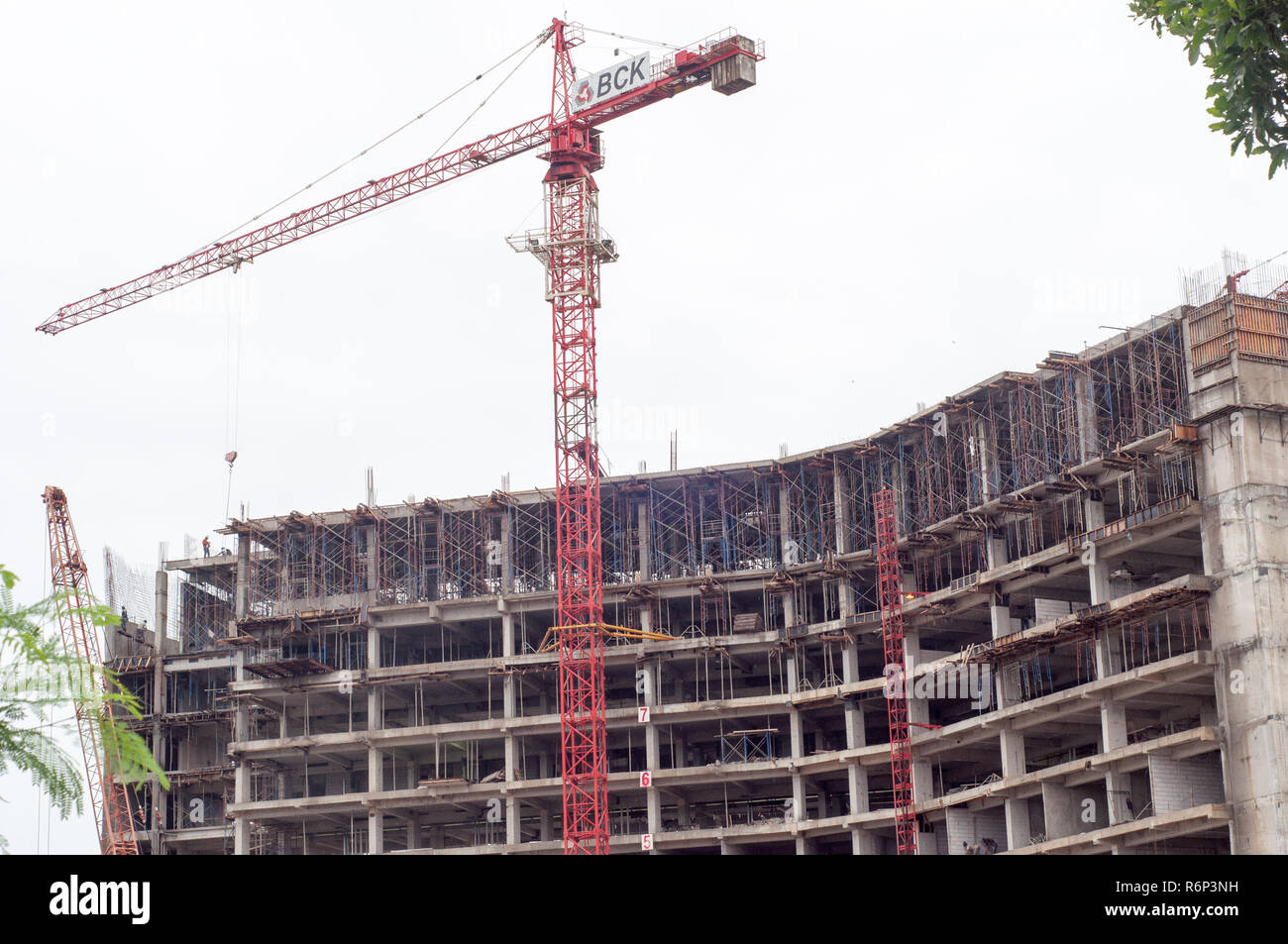 Batam, Indonesia. Building structure of a property Stock Photo - Alamy