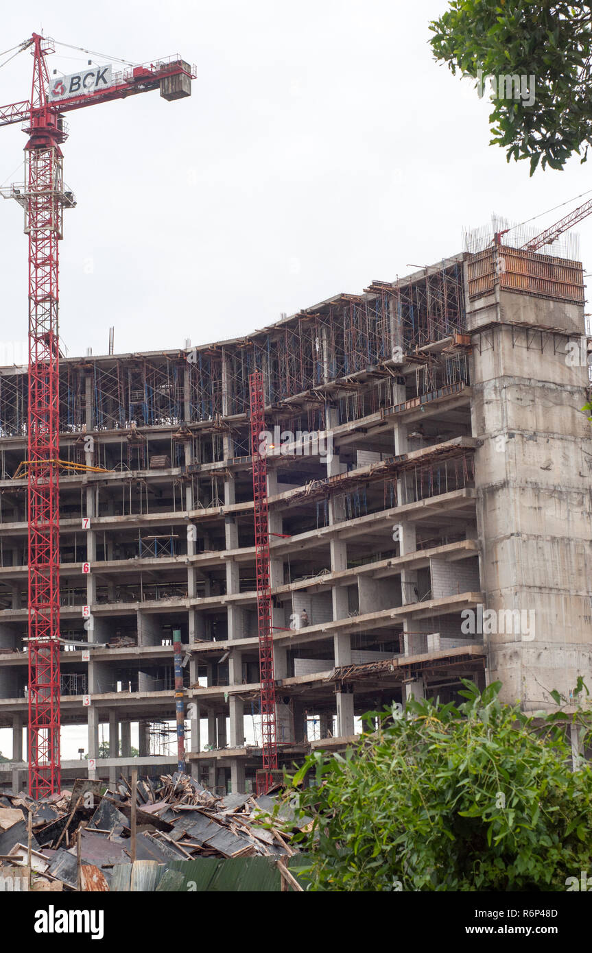 Batam, Indonesia. Building structure of a property Stock Photo - Alamy