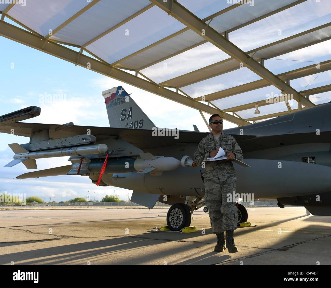 Master Sgt. Jesse Torres, a weapons crew manage assigned to the 149th ...