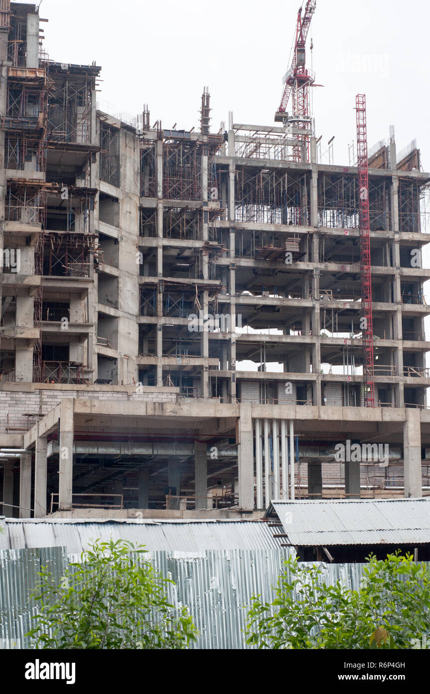 Batam, Indonesia. Building structure of a property Stock Photo - Alamy