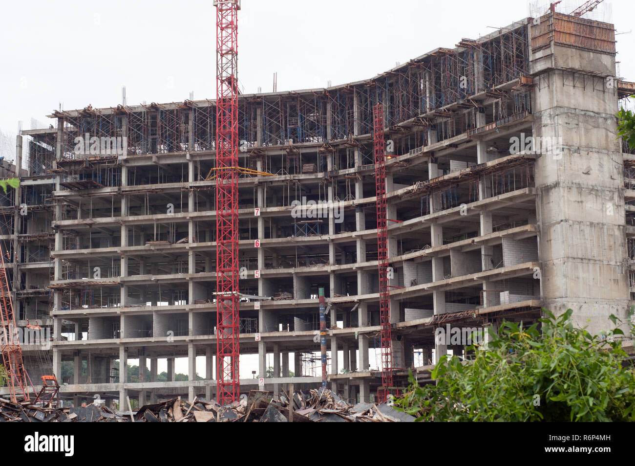 Batam, Indonesia. Building structure of a property Stock Photo - Alamy