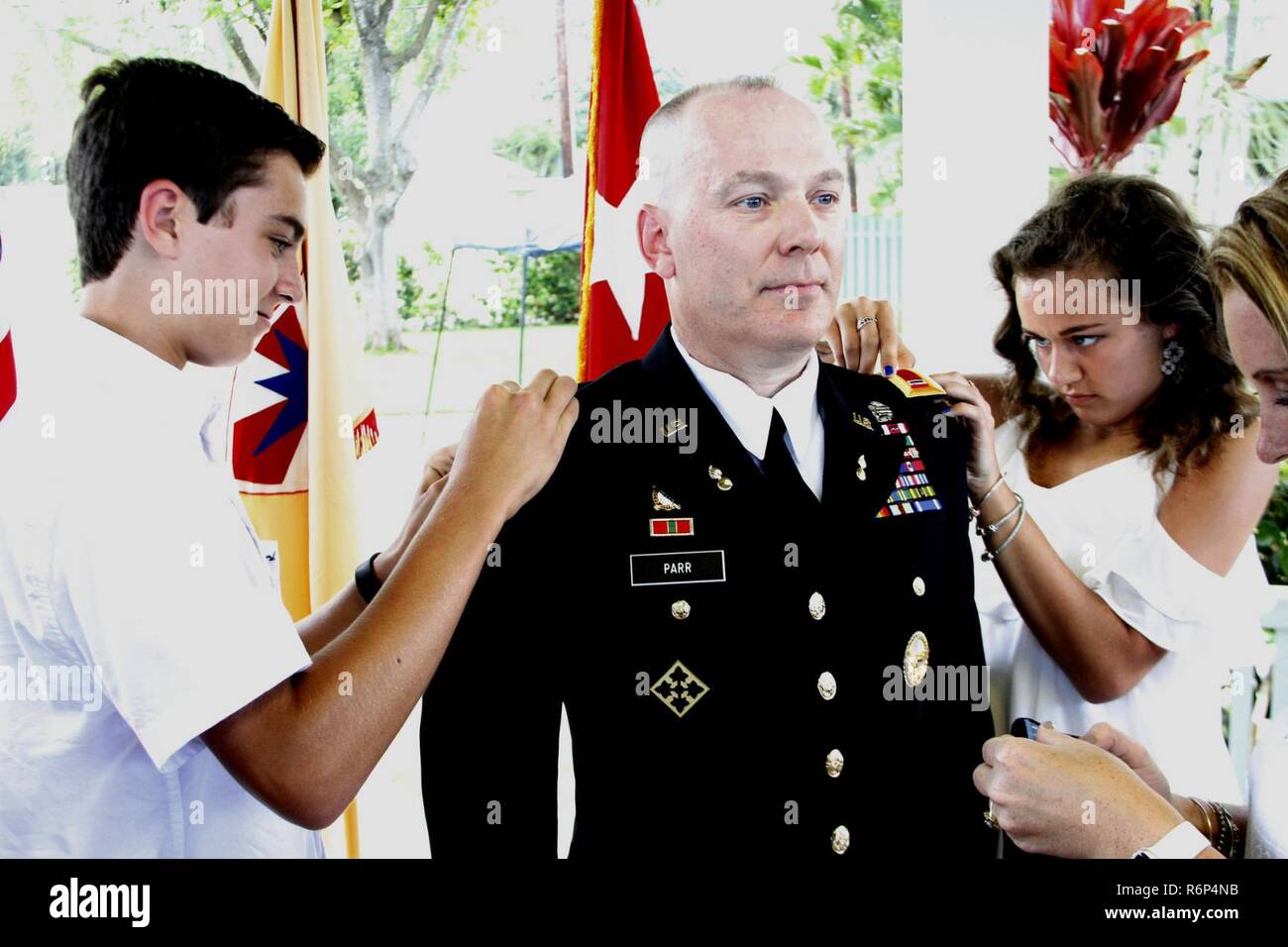 CW5 Mark Parr, the command chief warrant officer for the 8th Theater ...