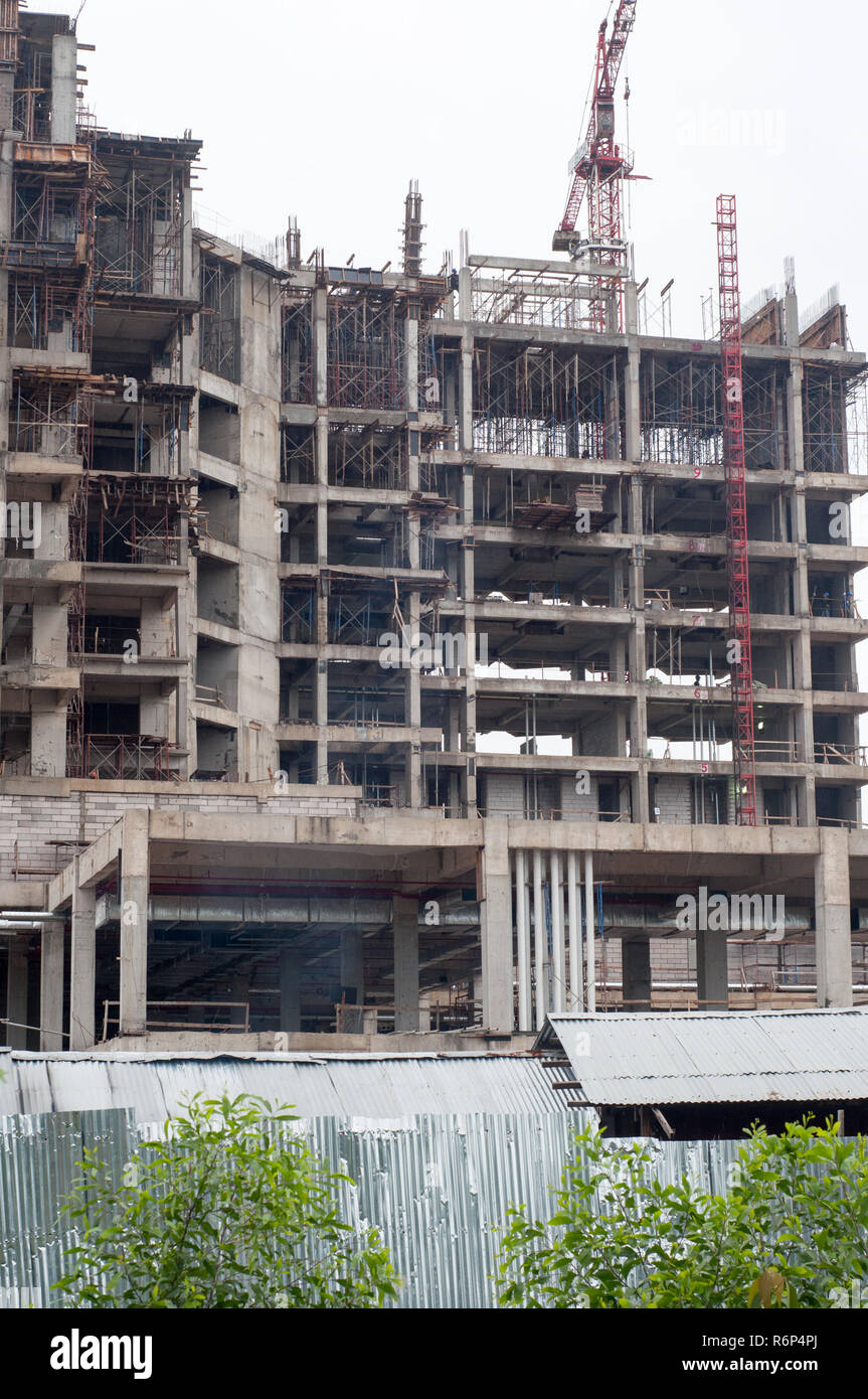 Batam, Indonesia. Building structure of a property Stock Photo - Alamy