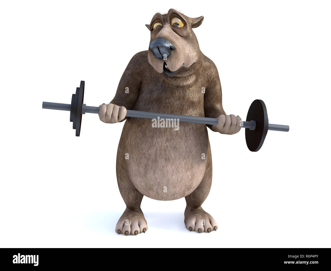 Cartoon stretching bear hi-res stock photography and images - Alamy