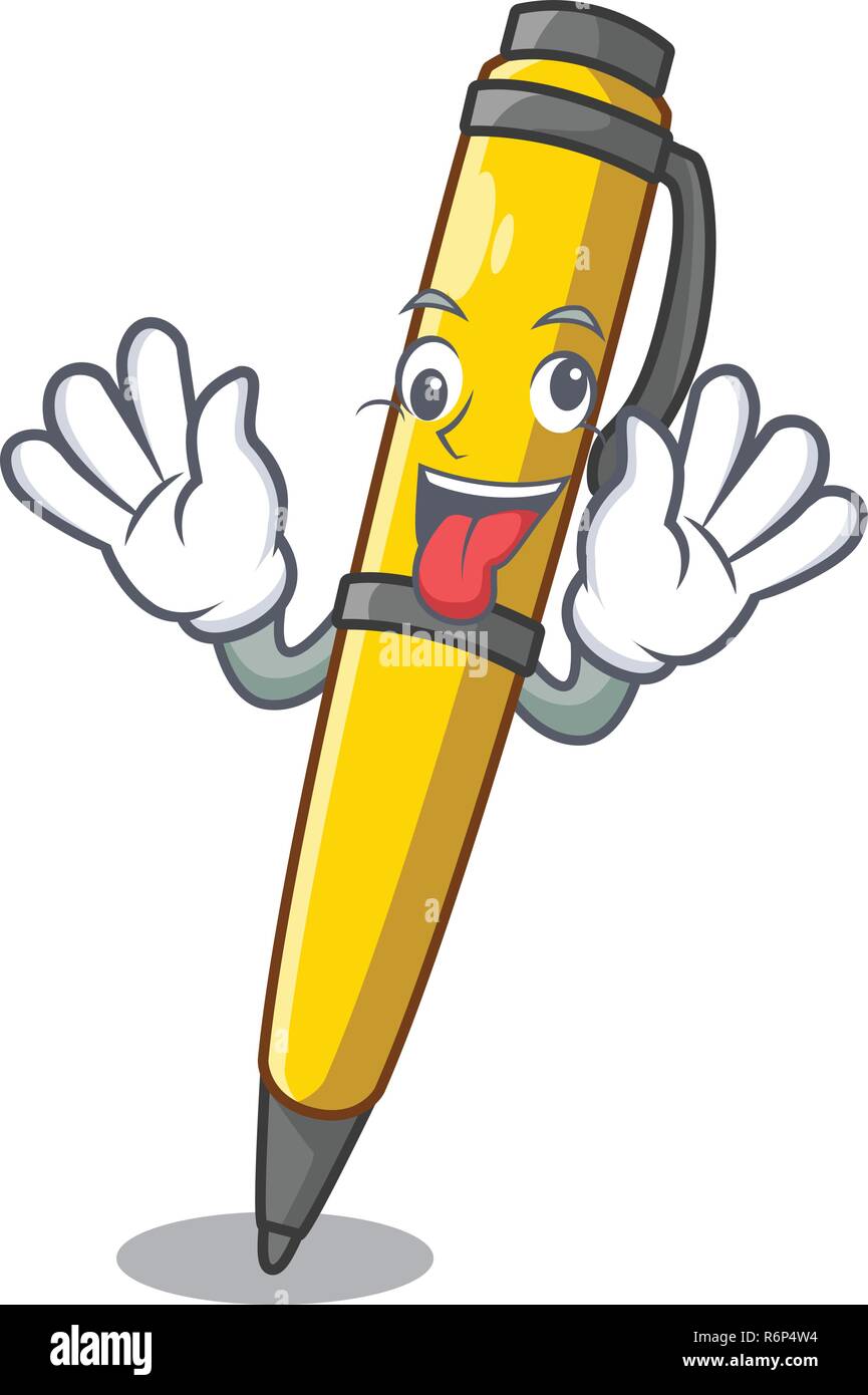 Crazy antique ink pen shape on cartoon Stock Vector Image & Art - Alamy