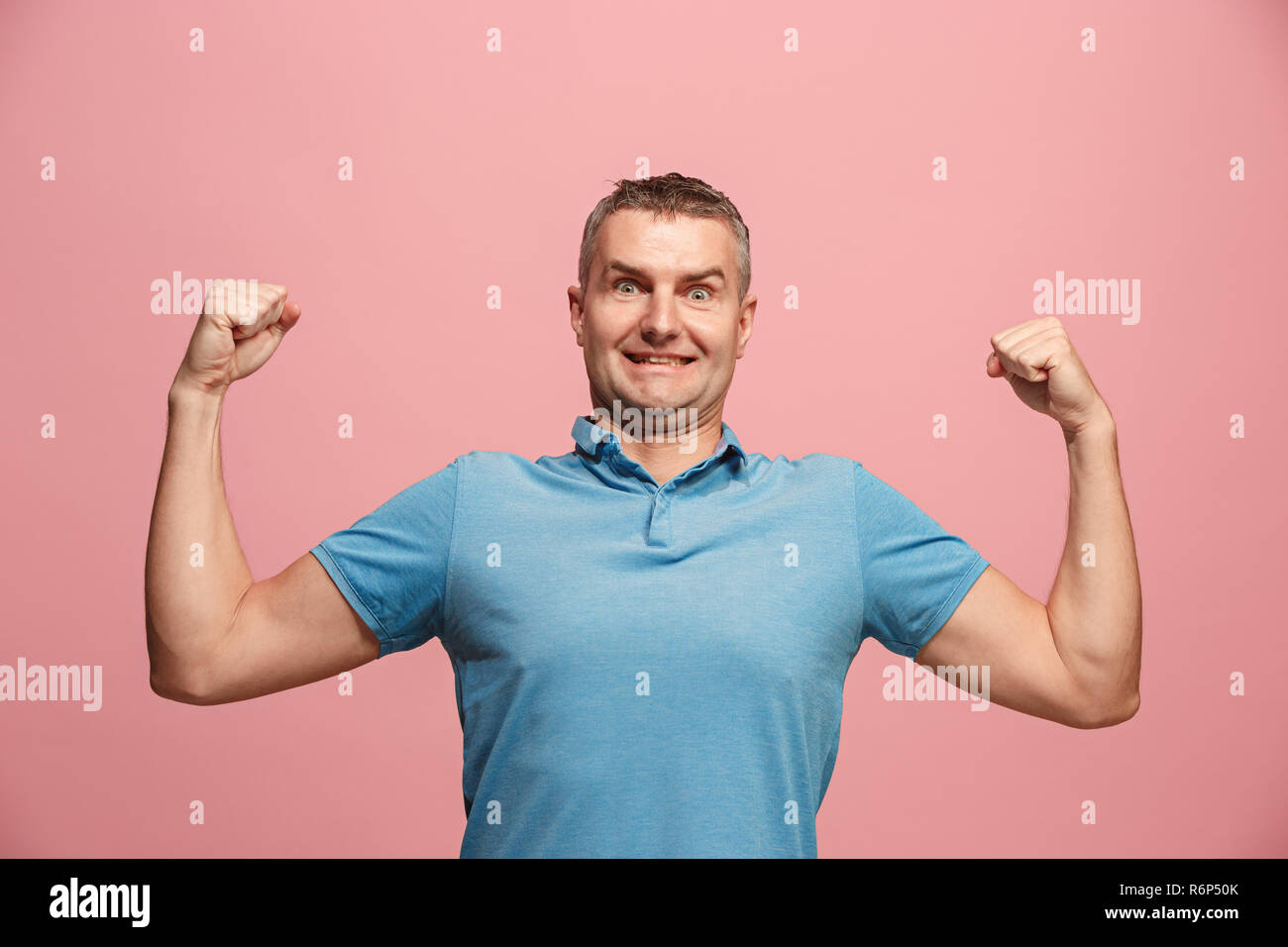 Winning success man happy ecstatic celebrating being a winner. Dynamic ...