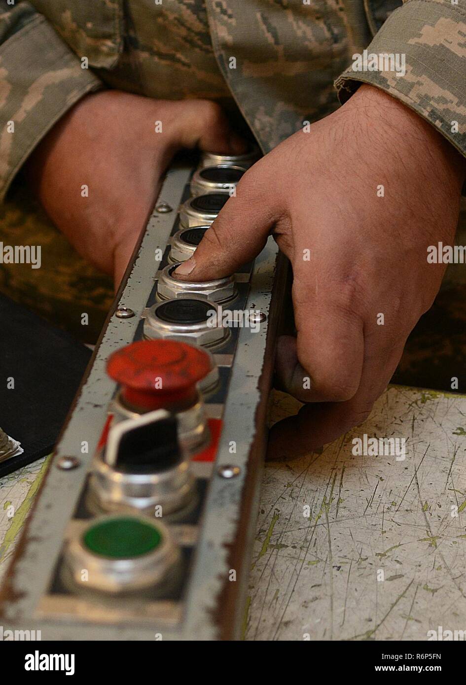 A member of the 91st Missile Maintenance Squadron missile maintenance ...