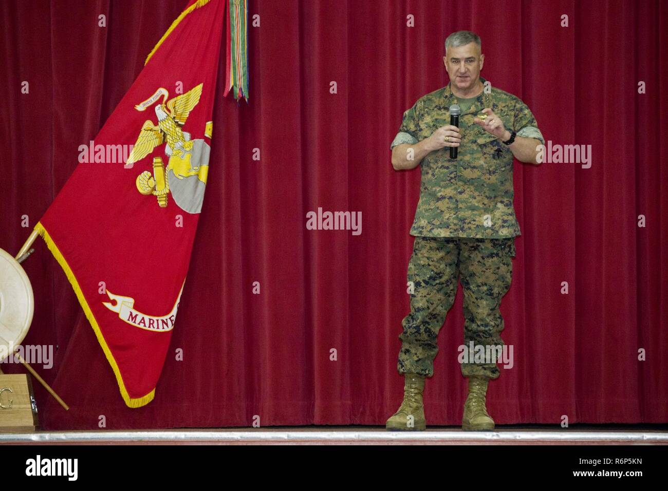 U.S. Marine Corps Gen. Glenn M. Walters, 34th assistant commandant of ...
