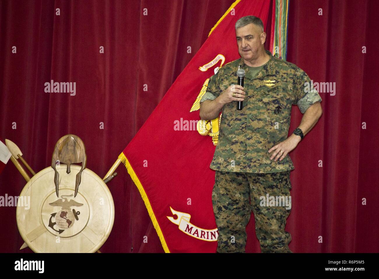 U.S. Marine Corps Gen. Glenn M. Walters, 34th assistant commandant of ...
