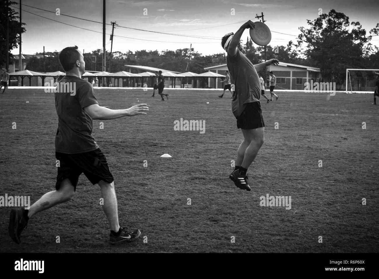 Soldiers and Airman from Joint Task Force - Bravo play a game of ...