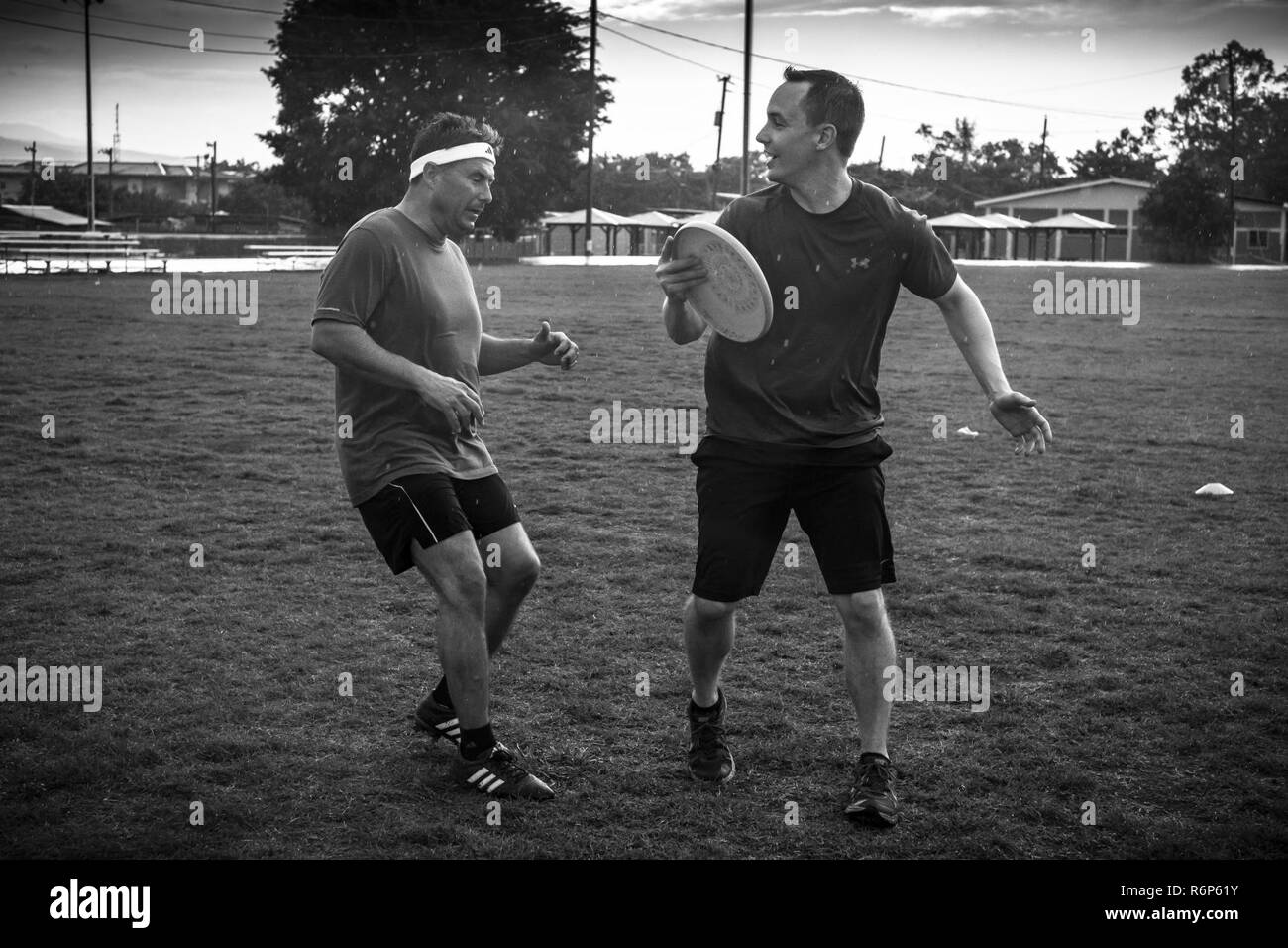 Soldiers and Airman from Joint Task Force - Bravo play a game of ...