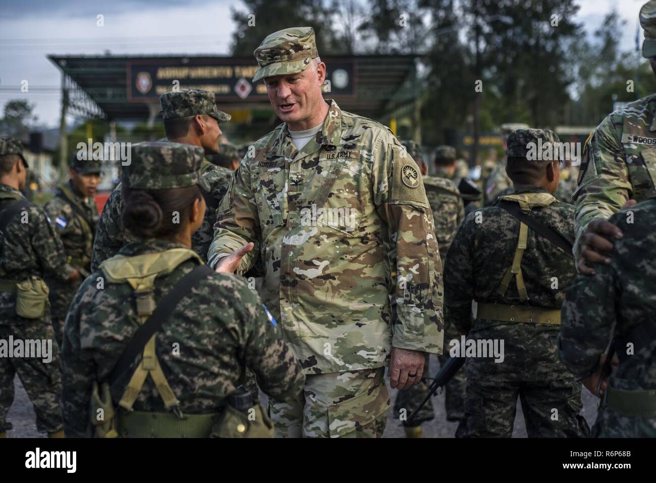 Col. Brian Hughes, Commander of Joint Task Force – Bravo congratulates ...