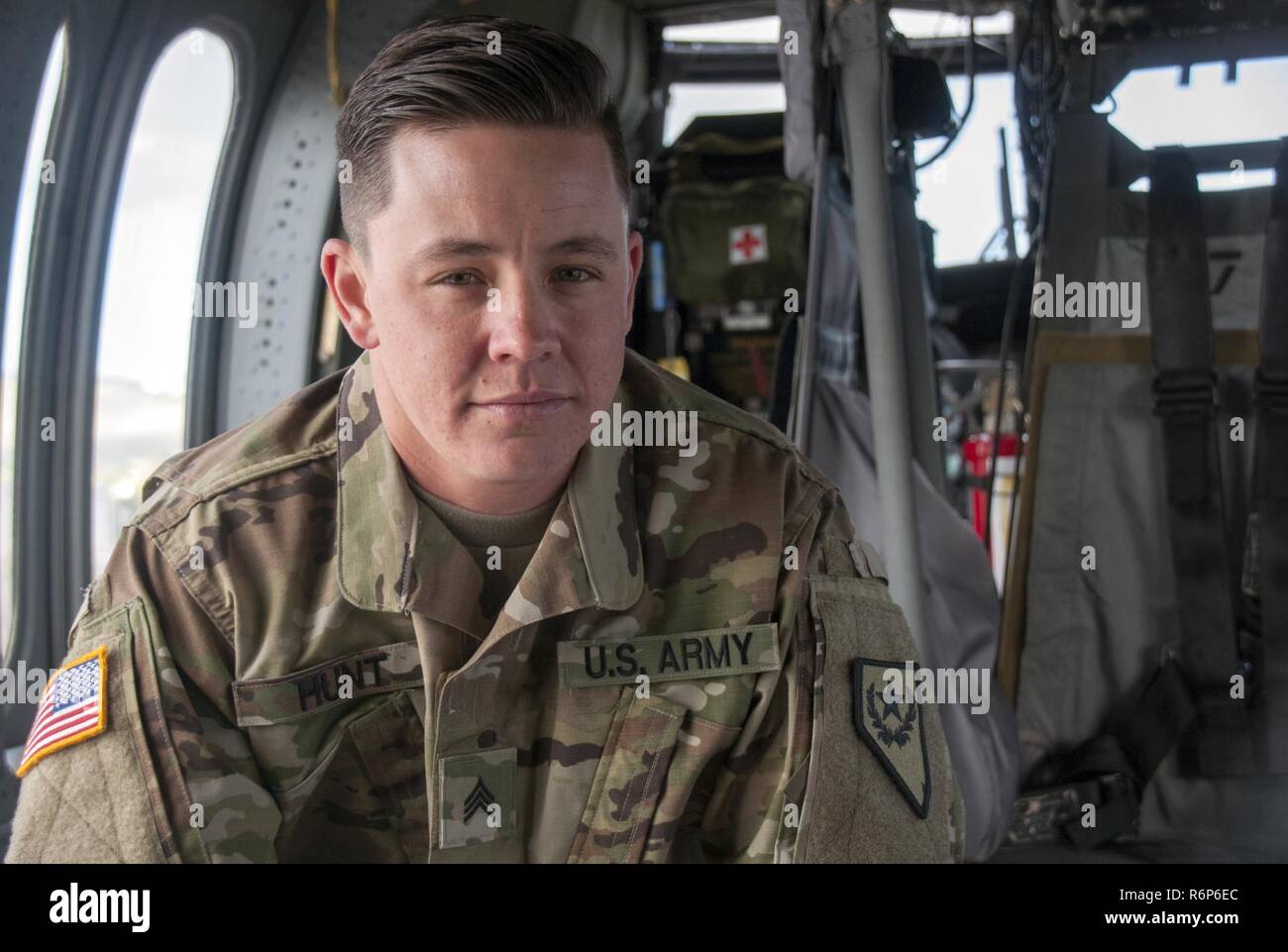 Nevada Army National Guard Sgt. Sam Hunt, an electrician with G Company ...