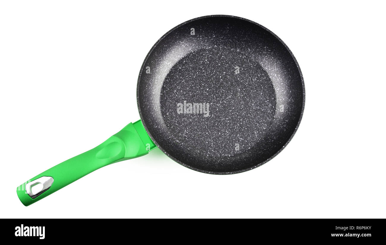 Frying pan isolated on white background Stock Photo - Alamy