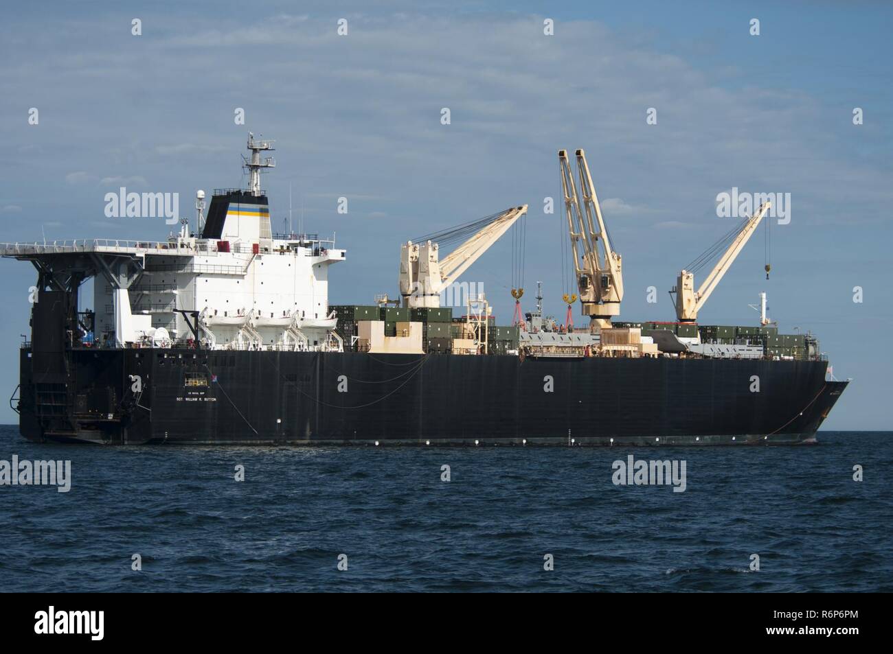 VENTSPILS, Latvia – An overview photo of the Military Sealift Command ...