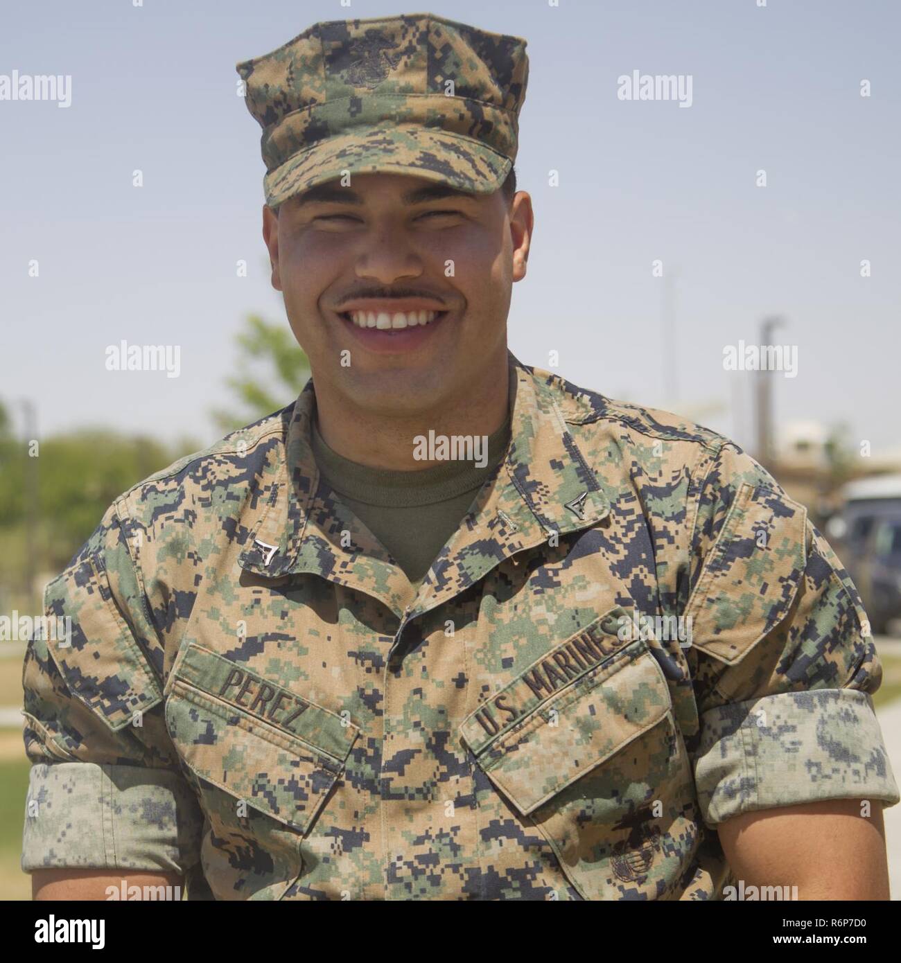 Lance Cpl. Lisandro Perez made the decision to join the Marine Corps as ...