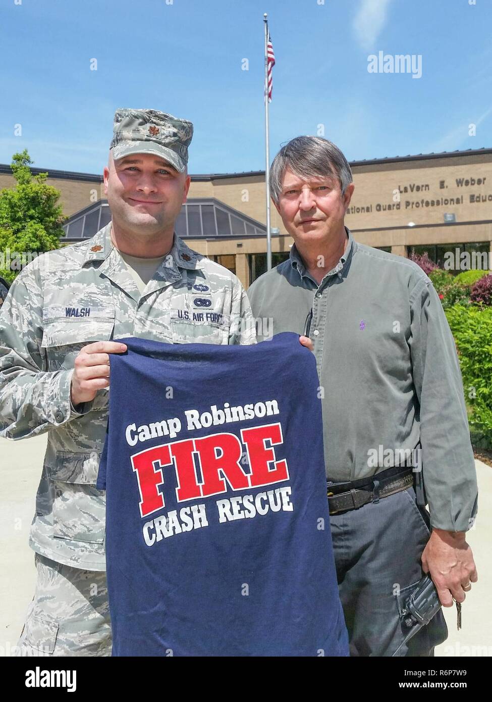 Photographed here are Maj. Ryan Walsh (left), District of Columbia ...