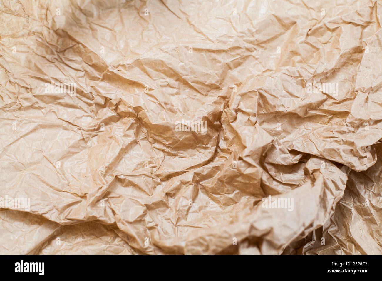 Crumpled Paper Texture Stock Photo - Alamy