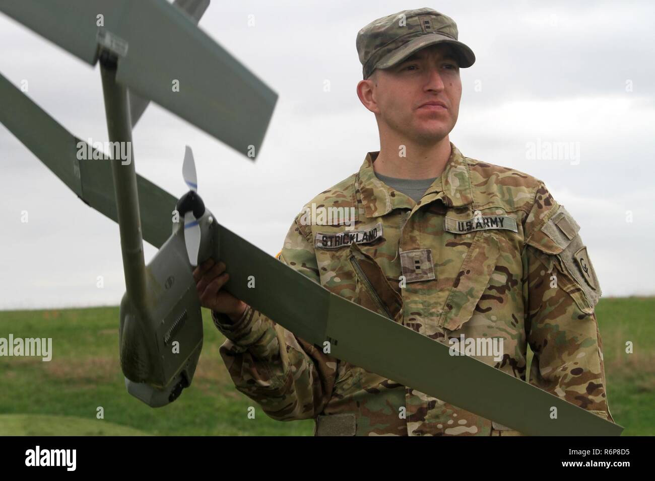 Chief Warrant Officer 2 Wes Strickland, a Small Unmanned Aircraft ...