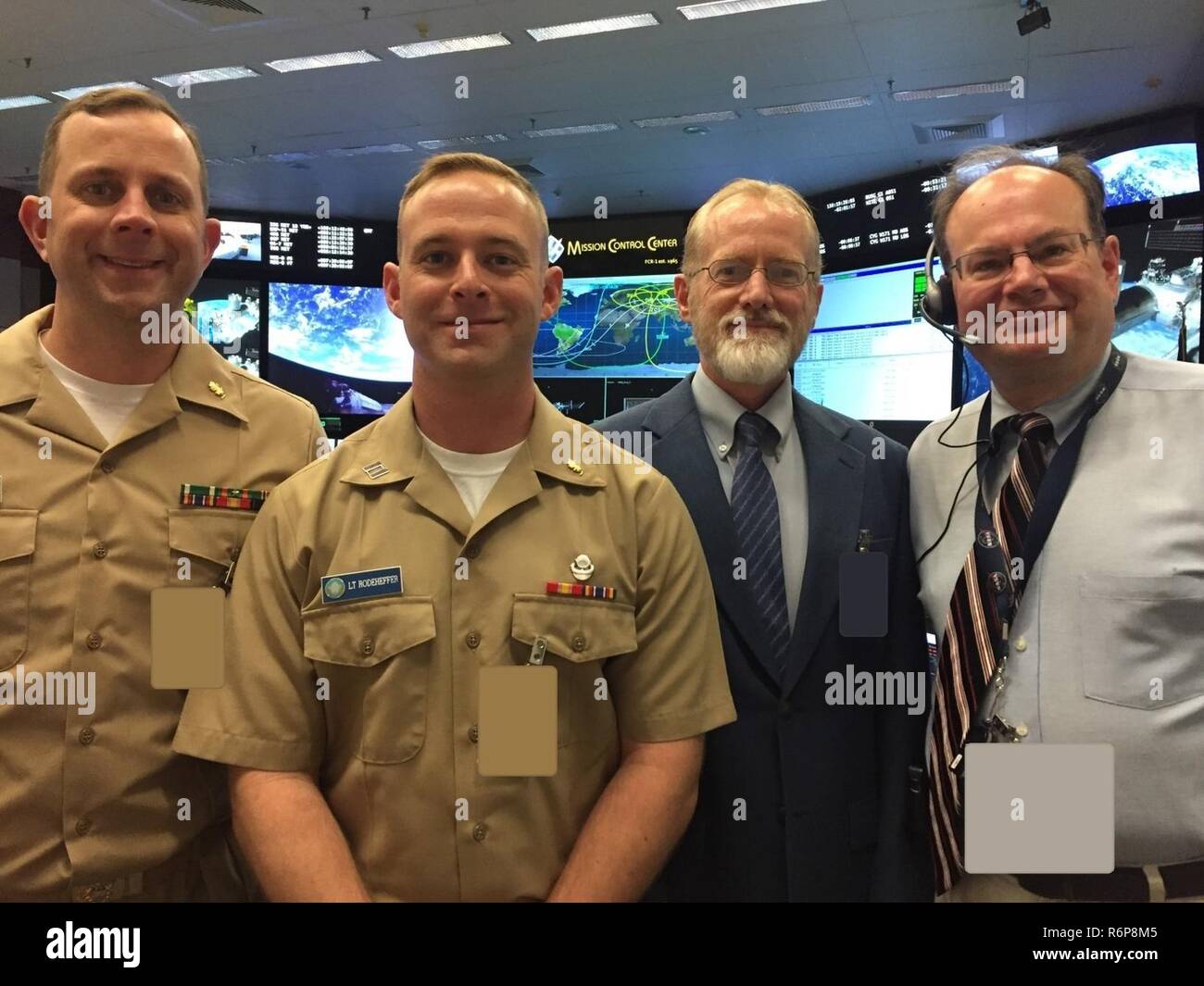 (Left to right) Lt. Cmdr. Jay Haran , Lt. Christopher Rodeheffer, Dr ...