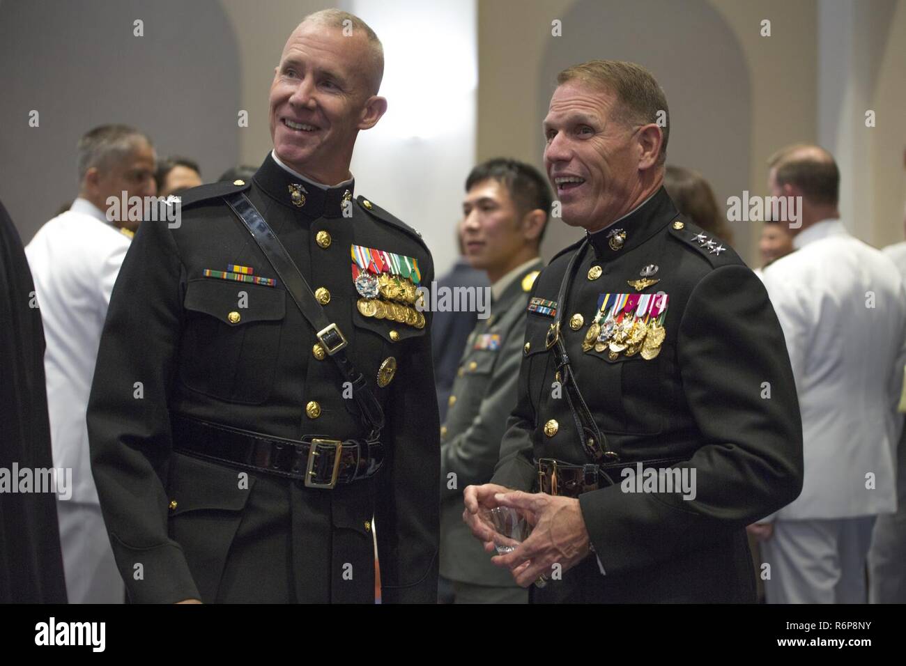 U.S. Marine Corps Lt. Gen. Robert S. Walsh, commanding general, Marine ...