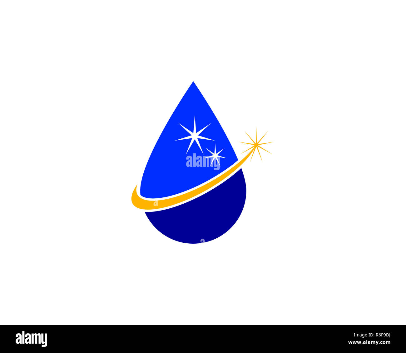 water drop clean logo Stock Photo - Alamy