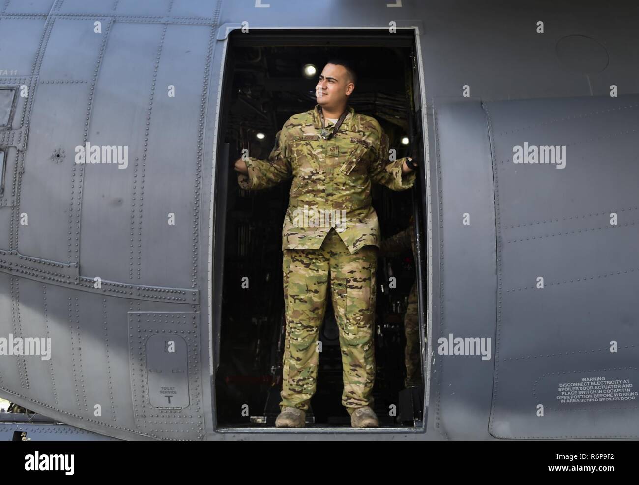 Staff Sgt. Joseph Del Hoyo, a special missions aviator with the 4th ...