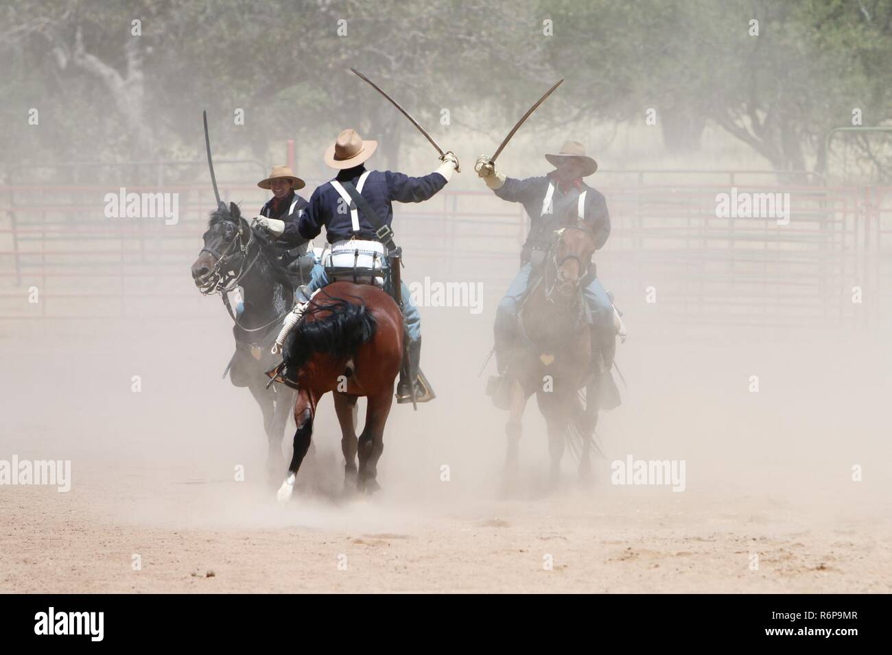 A free cavalry riding demonstration by B Troop, 4th U.S. Cavalry ...