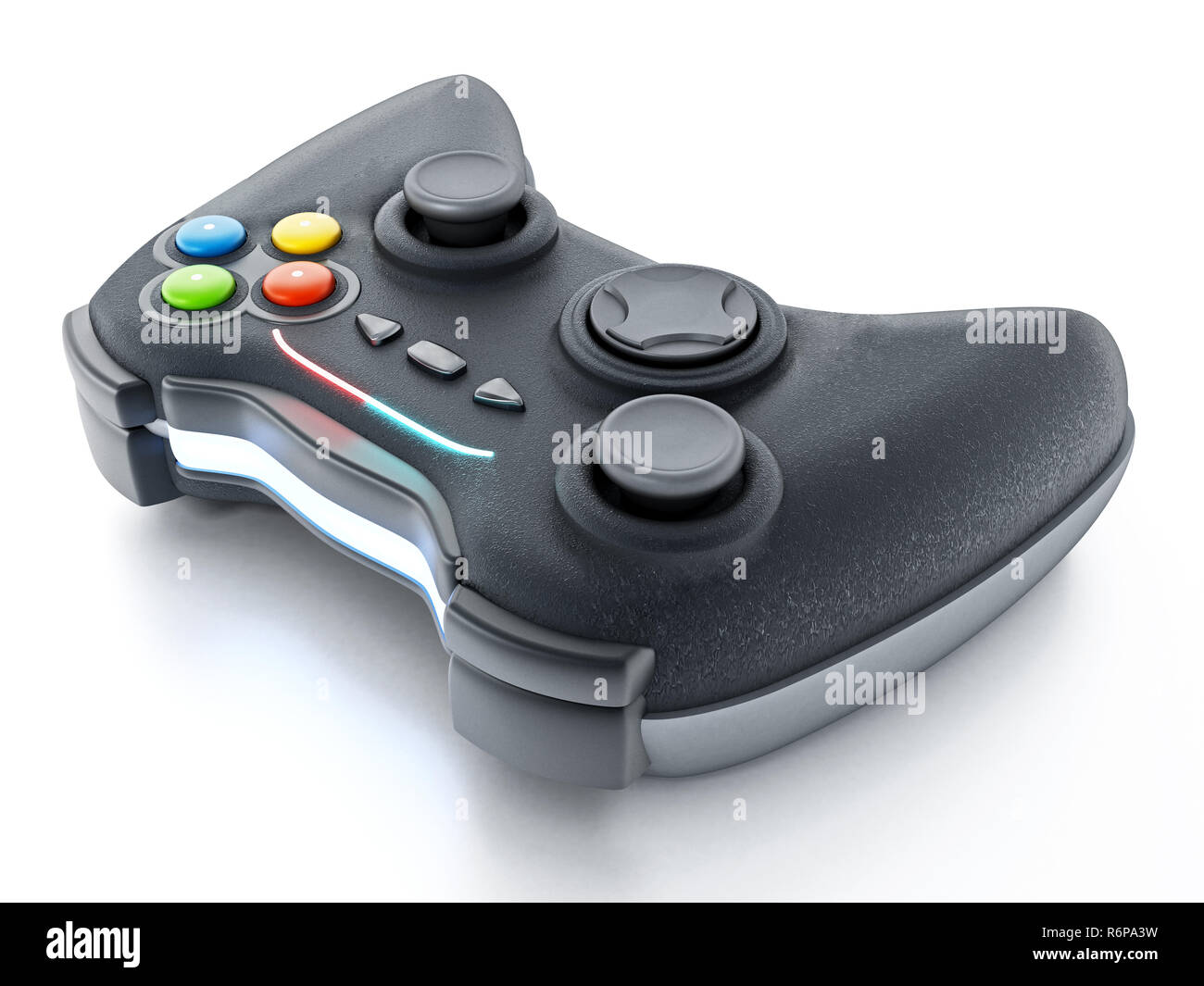 Gamepad icon black background white hi-res stock photography and images ...