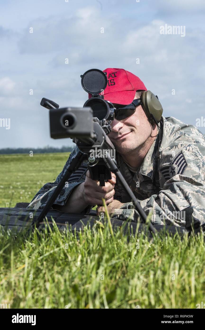 Tech. Sgt. Aaron Fisher, 934th Security Forces Squadron combat arms ...