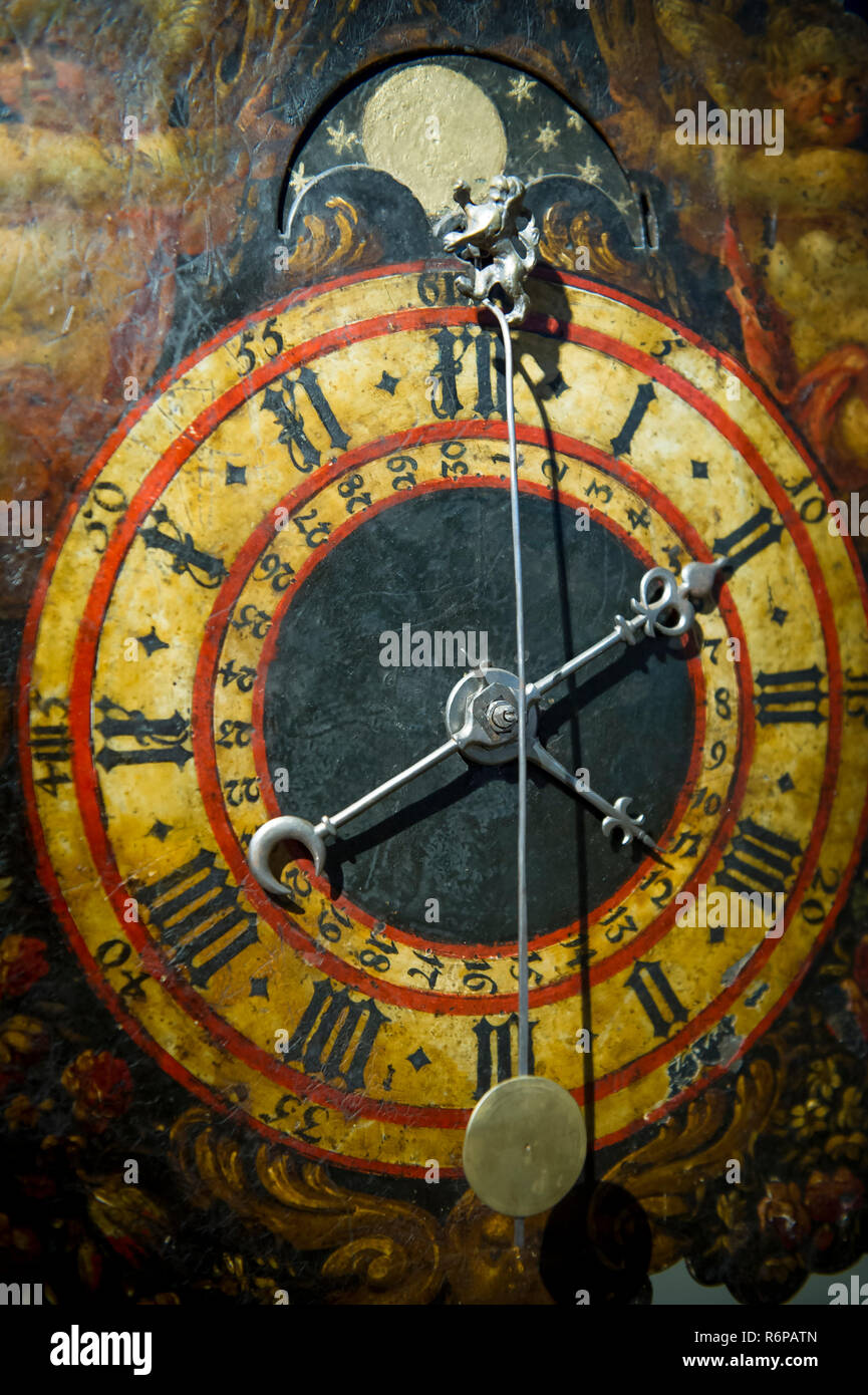 The ancient clock face Stock Photo - Alamy