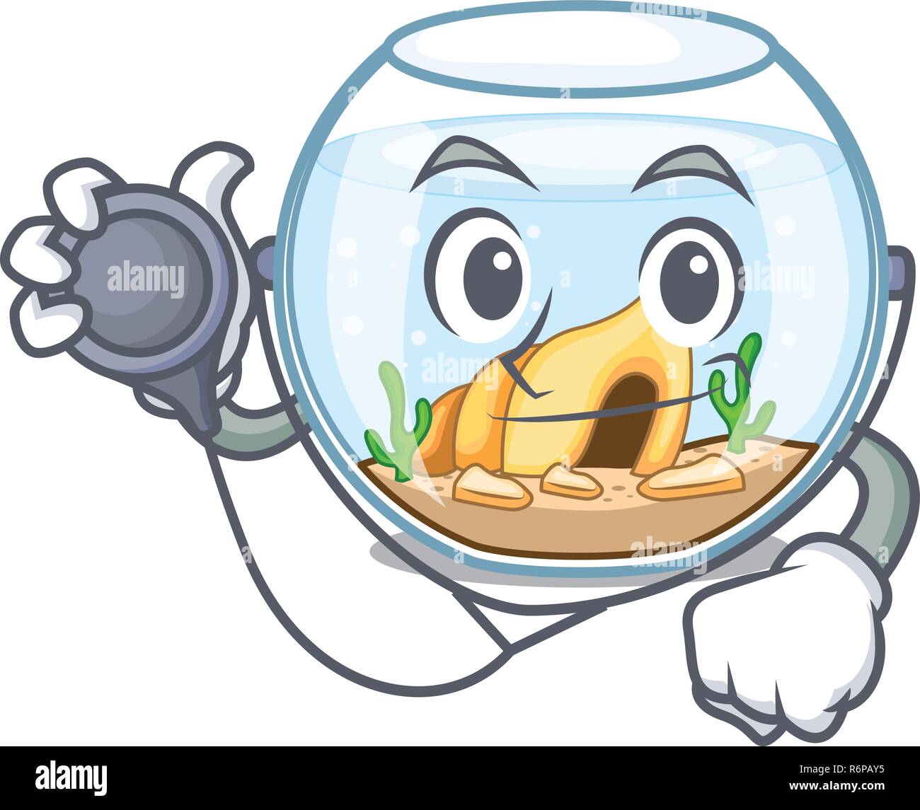 Doctor fish in tank Stock Vector Images - Alamy