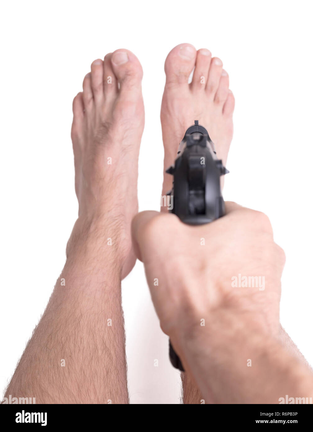 Shooting yourself in the foot hi-res stock photography and images - Alamy
