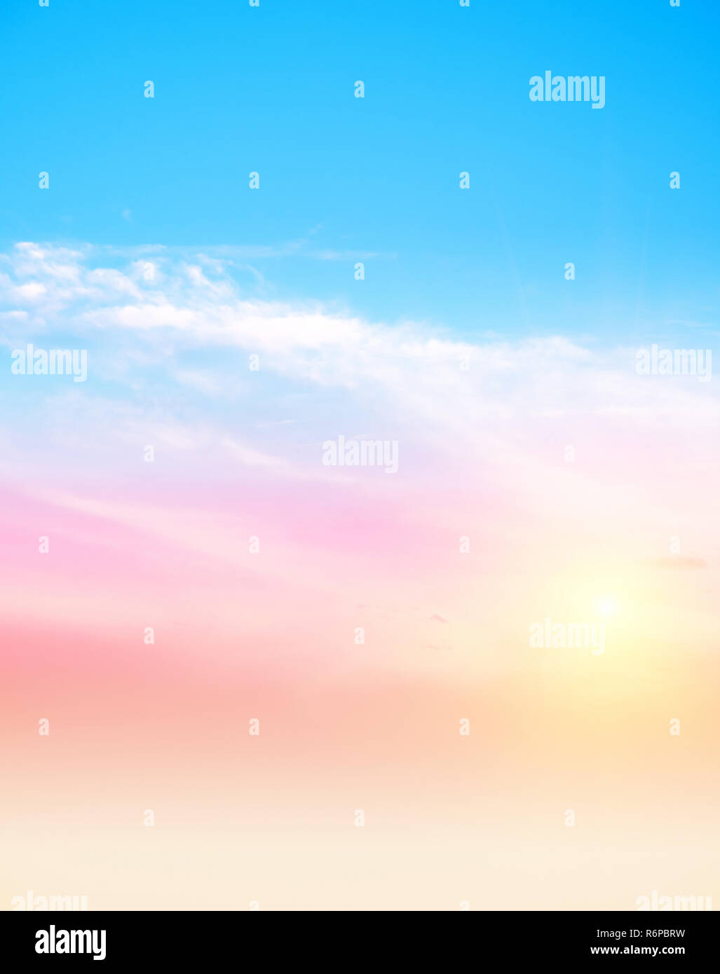 Sky and clouds vertical photo Stock Photo - Alamy