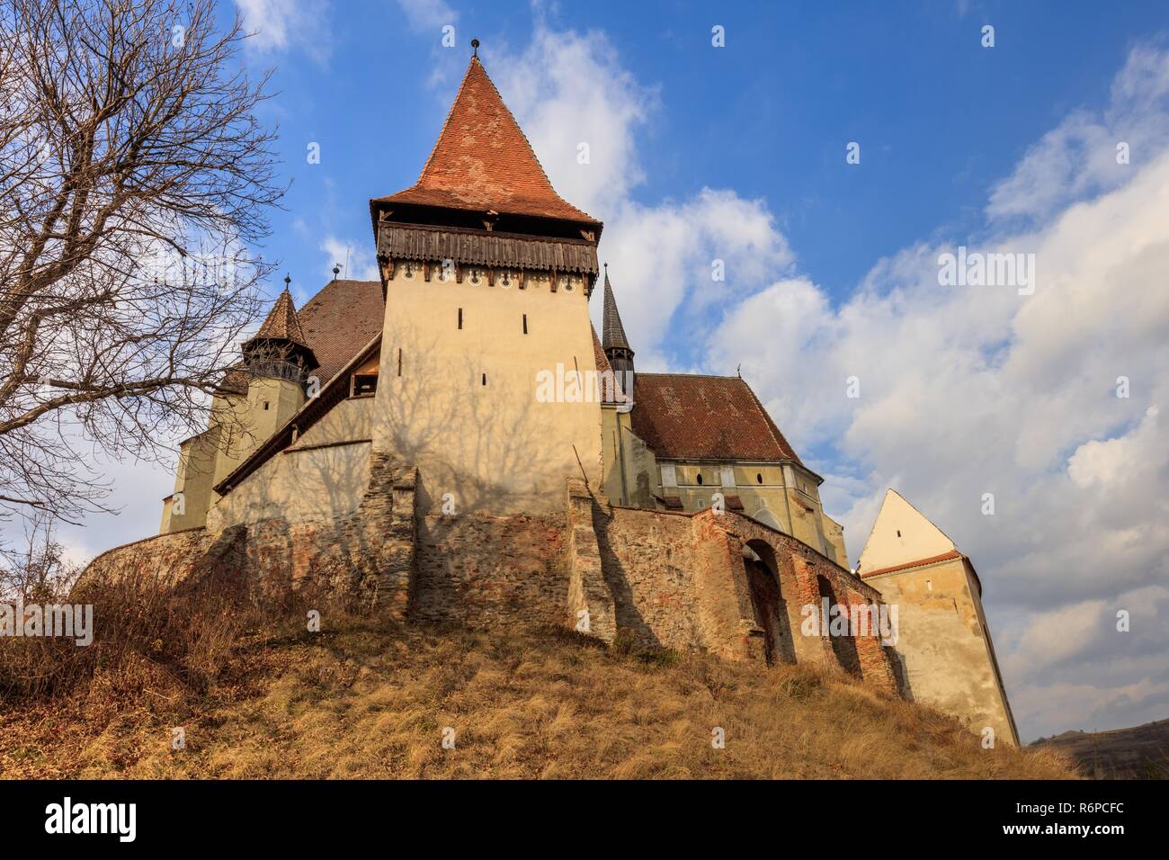 Biertan fortified church in Transylvania, Romania Stock Photo - Alamy