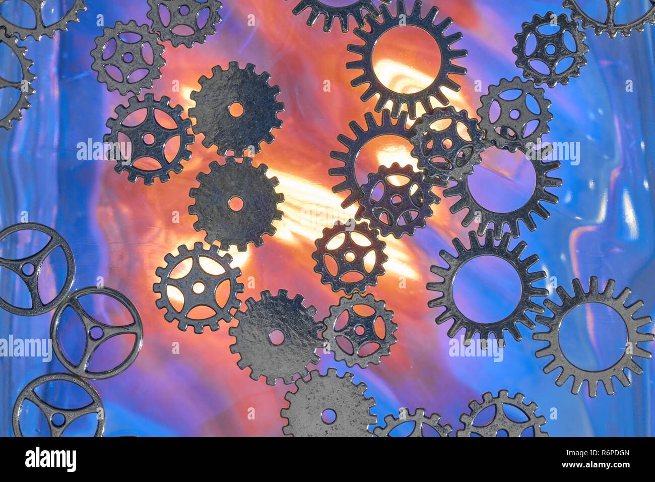 Gears symbol concept motion hi-res stock photography and images - Alamy