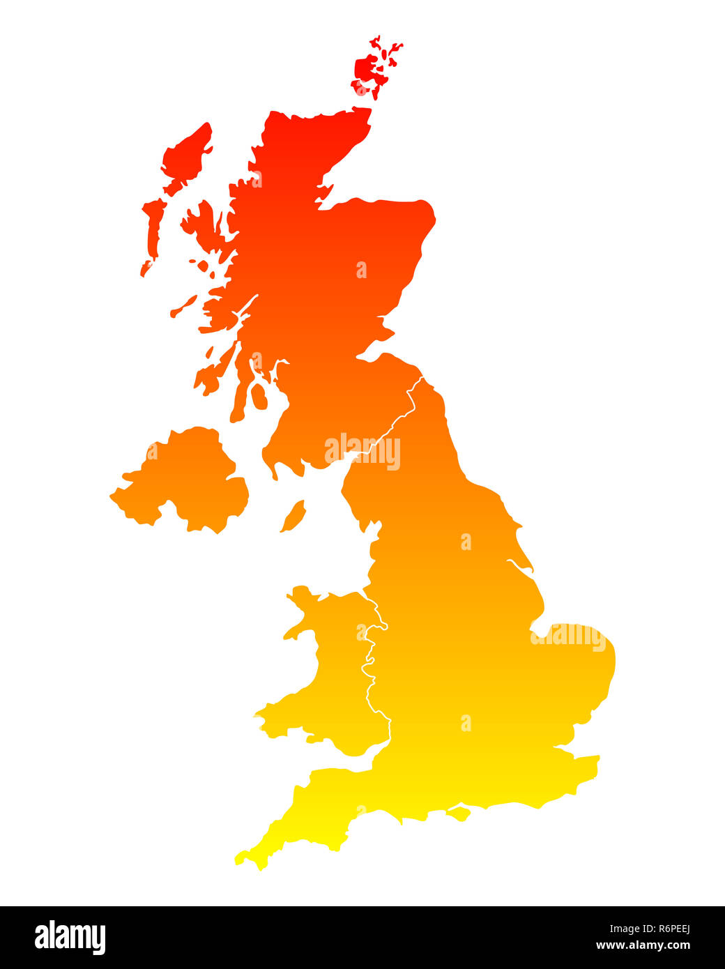 map of great britain Stock Photo - Alamy