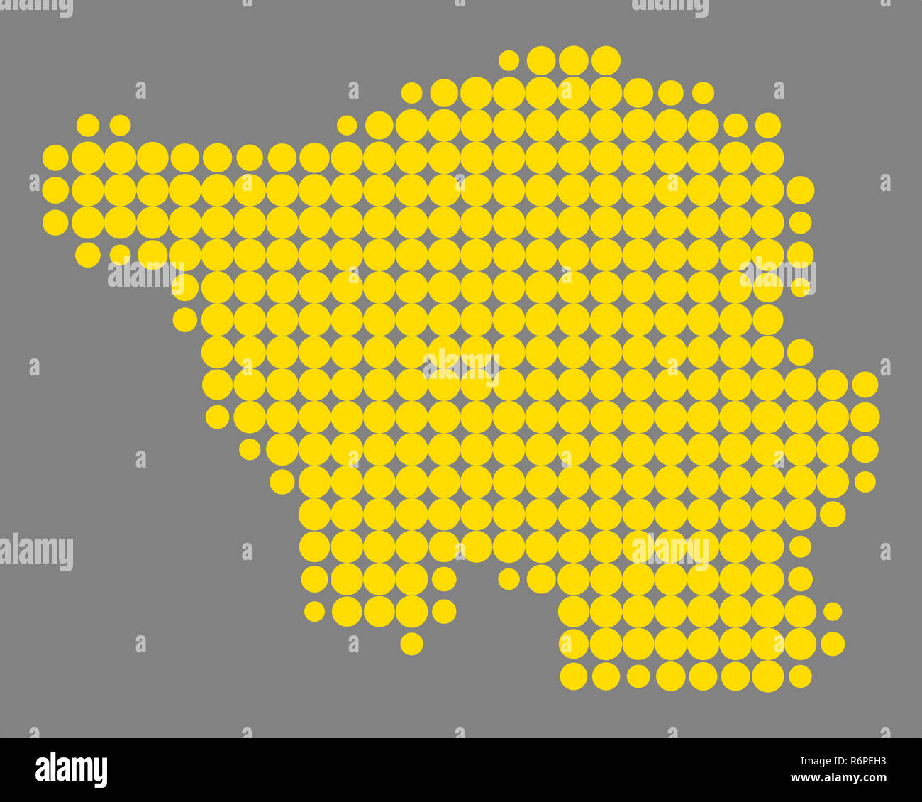 map of saarland Stock Photo - Alamy