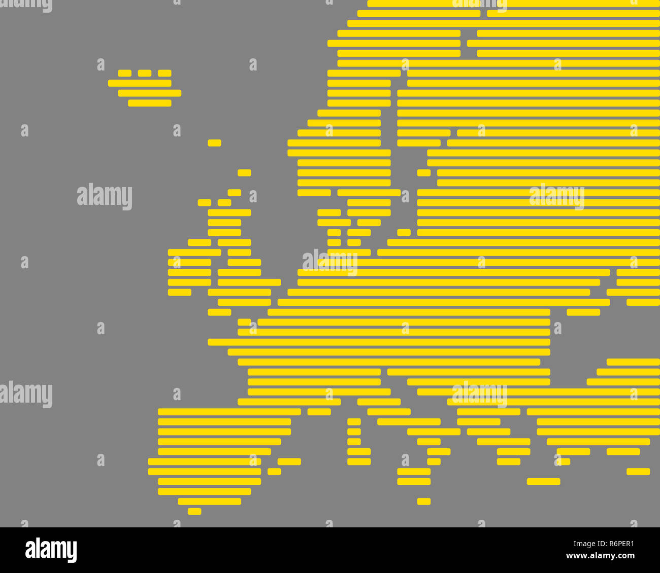 map of europe Stock Photo - Alamy