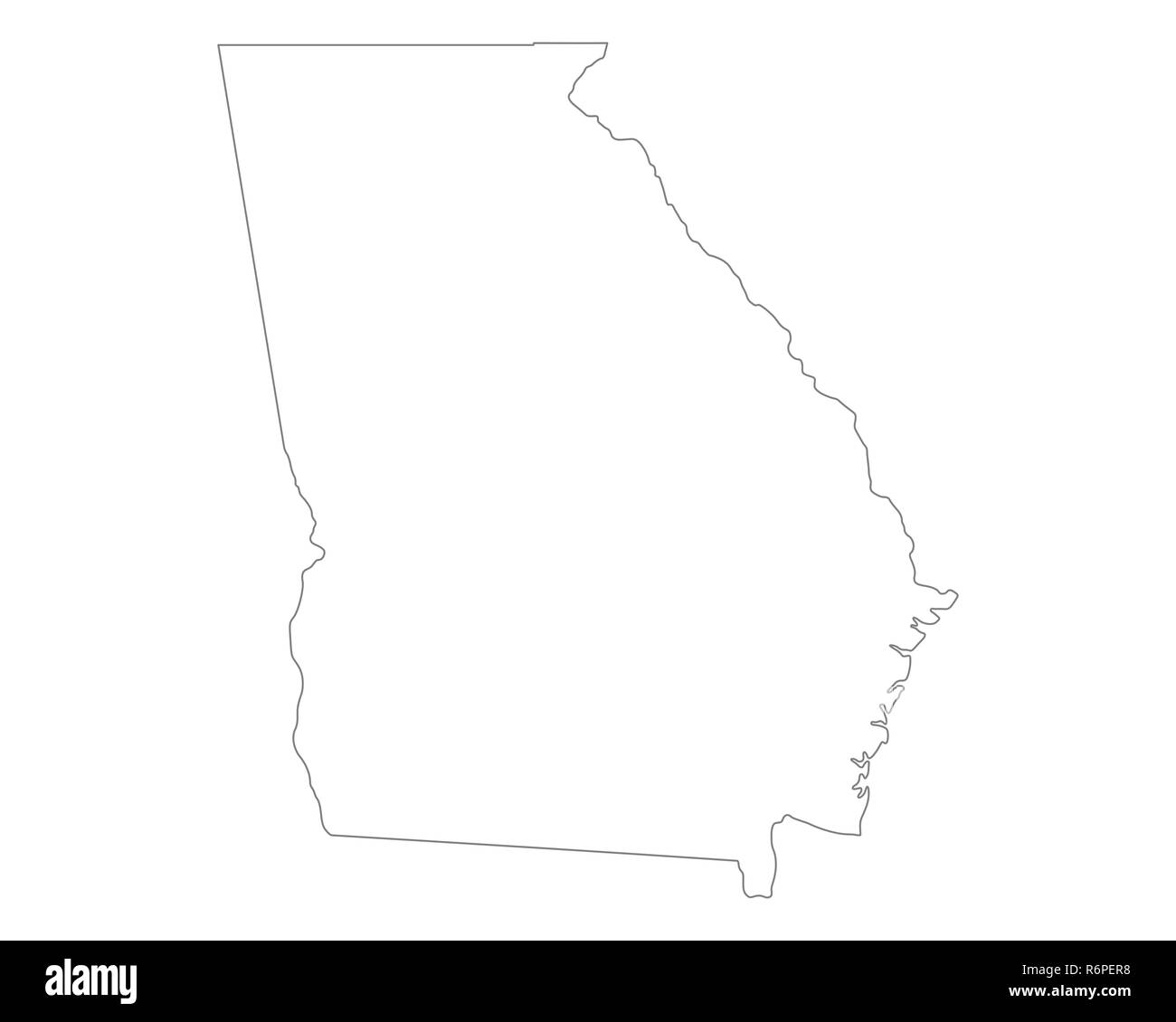 Gray georgia map Black and White Stock Photos & Images - Alamy