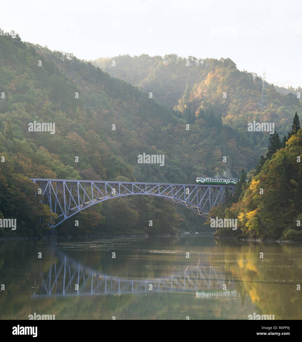 Fukushima First Bridge Tadami River Japan Stock Photo - Alamy Fukushima First Bridge Tadami River Japan Stock Photo - Alamy