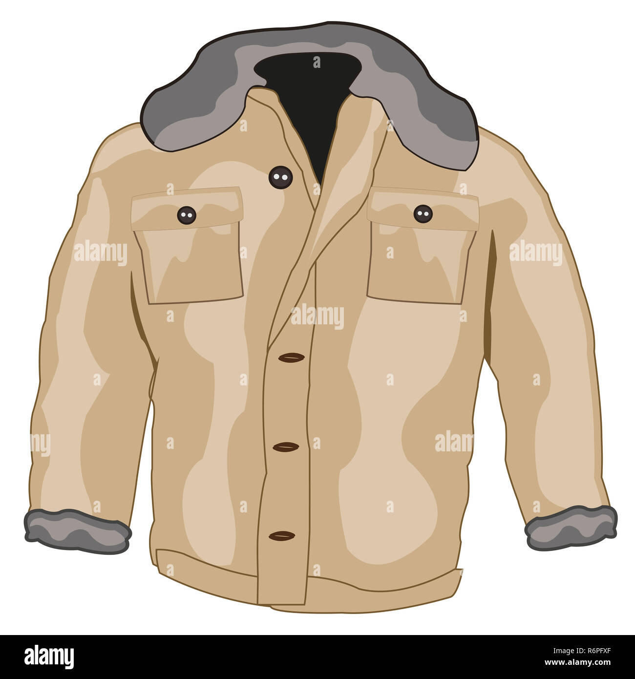 Collar jacket Cut Out Stock Images & Pictures - Alamy