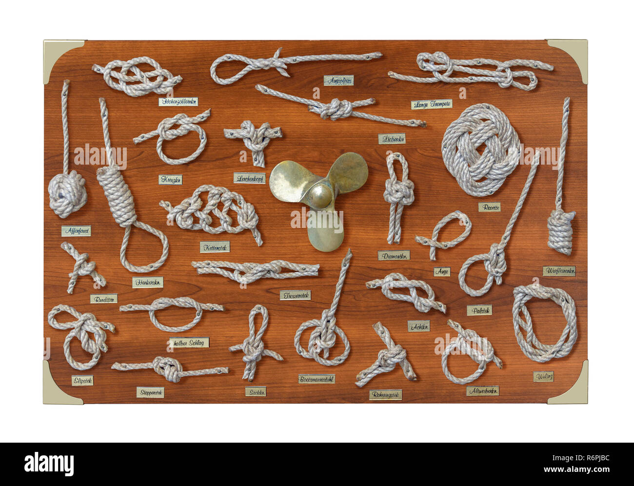 Decorative rope knots hi-res stock photography and images - Alamy