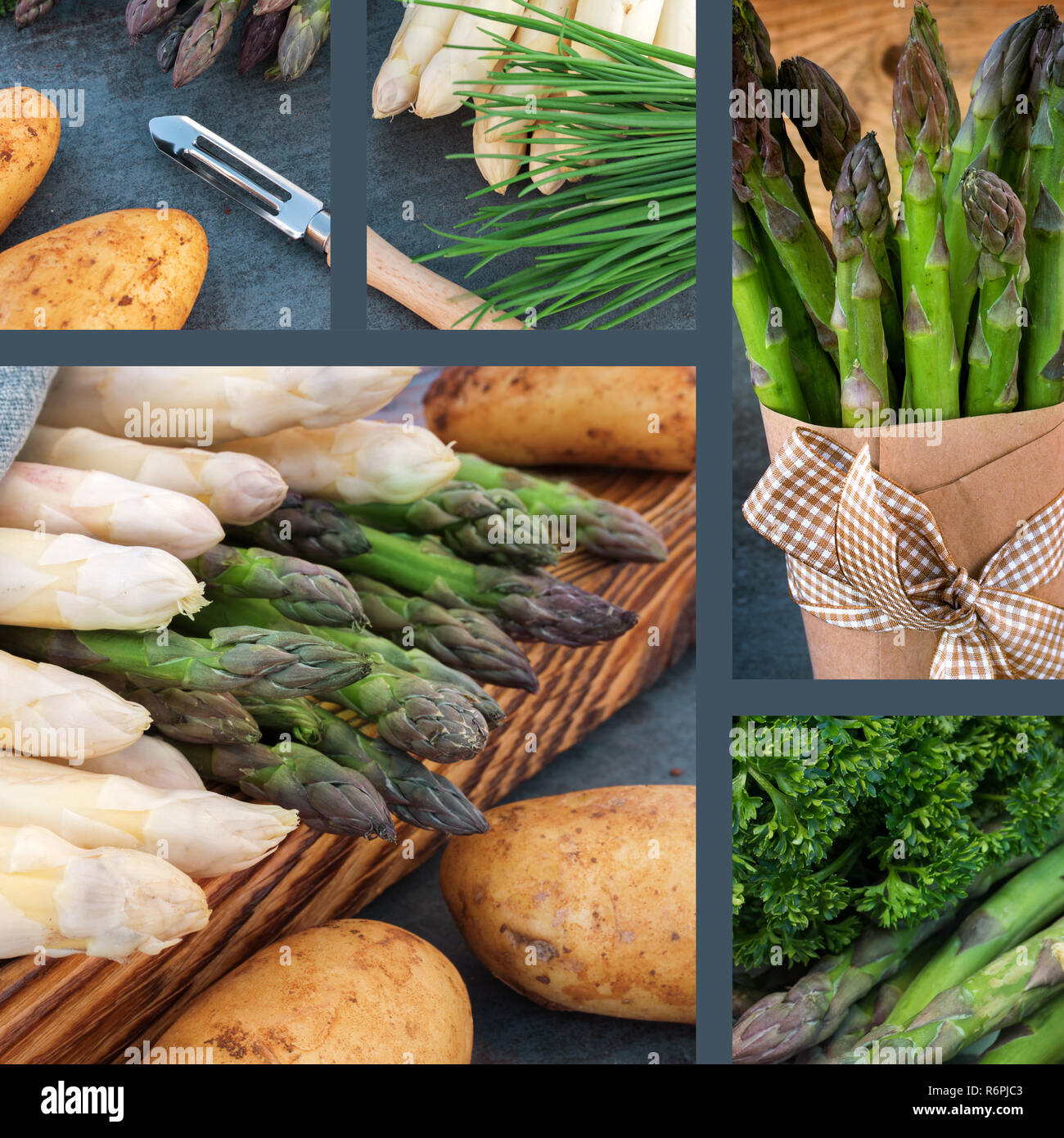 collage with healthy vegetables Stock Photo - Alamy