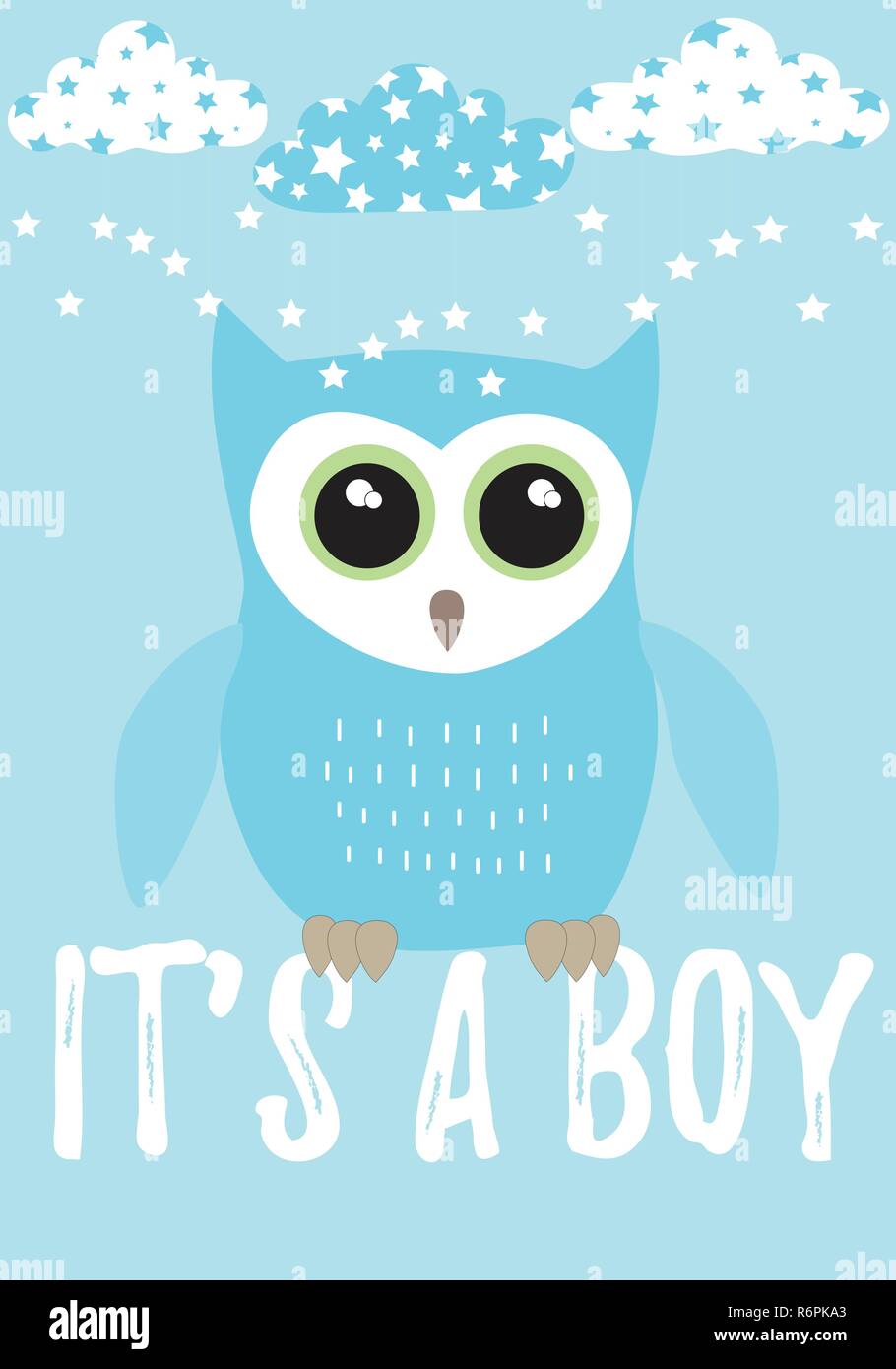 Cute baby blue green Stock Vector Images - Alamy