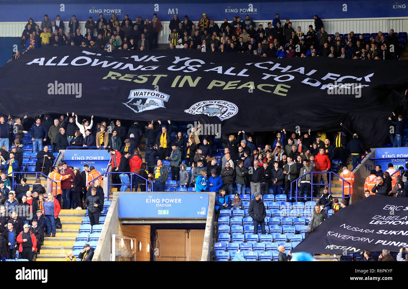 Leicester city fans show their support hi-res stock photography and ...