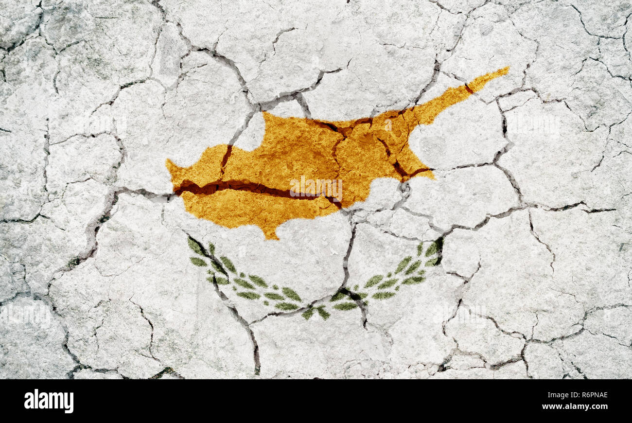 Republic of Cyprus flag Stock Photo - Alamy