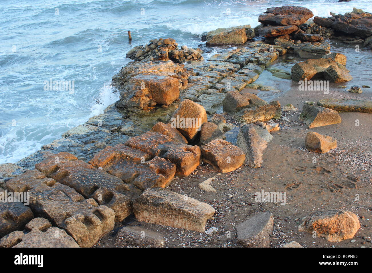The Soli Pompeiopolis Ancient Harbour Stock Photo - Alamy