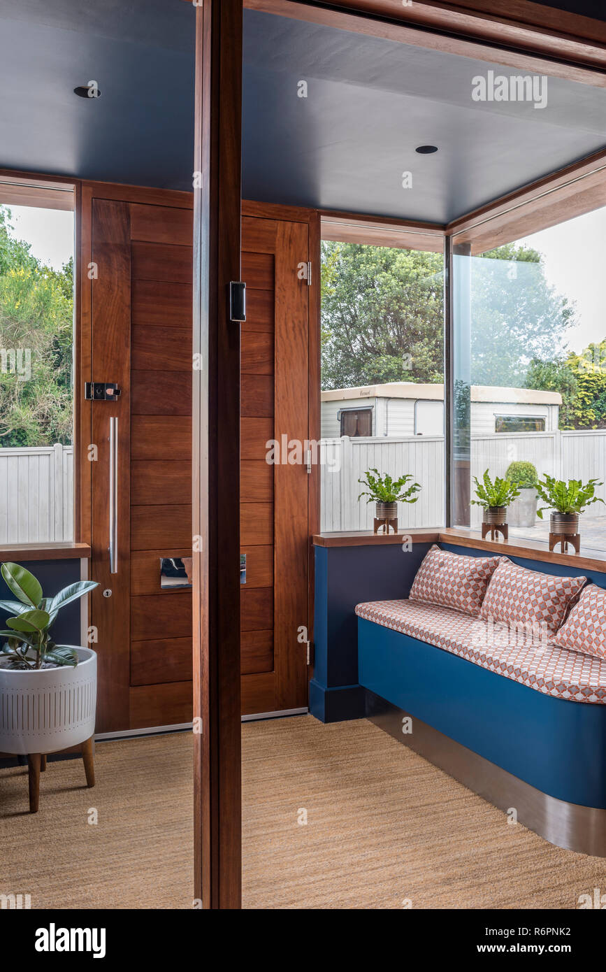 Contemporary front door porch windows hi-res stock photography and ...