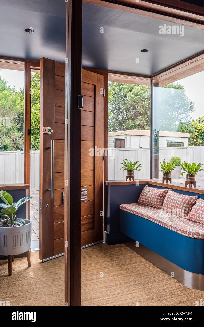 Contemporary front door porch windows hi-res stock photography and ...